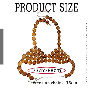 CanB Rhinestone Sexy Bra Chian Sparkly Crystal Tassel Underwear Body Chains Summer Halter Backless Beach Bikini Nightclub Hallowen Chain Body Accessories Jewwlry for Women and Girls (A)