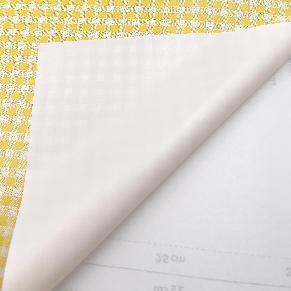 Yifely Yellow & White Checkered Plaid Furniture Paper Self-Adhesive Shelf Liner Base Cabinet Decor 17.7 Inch by 9.8 Feet