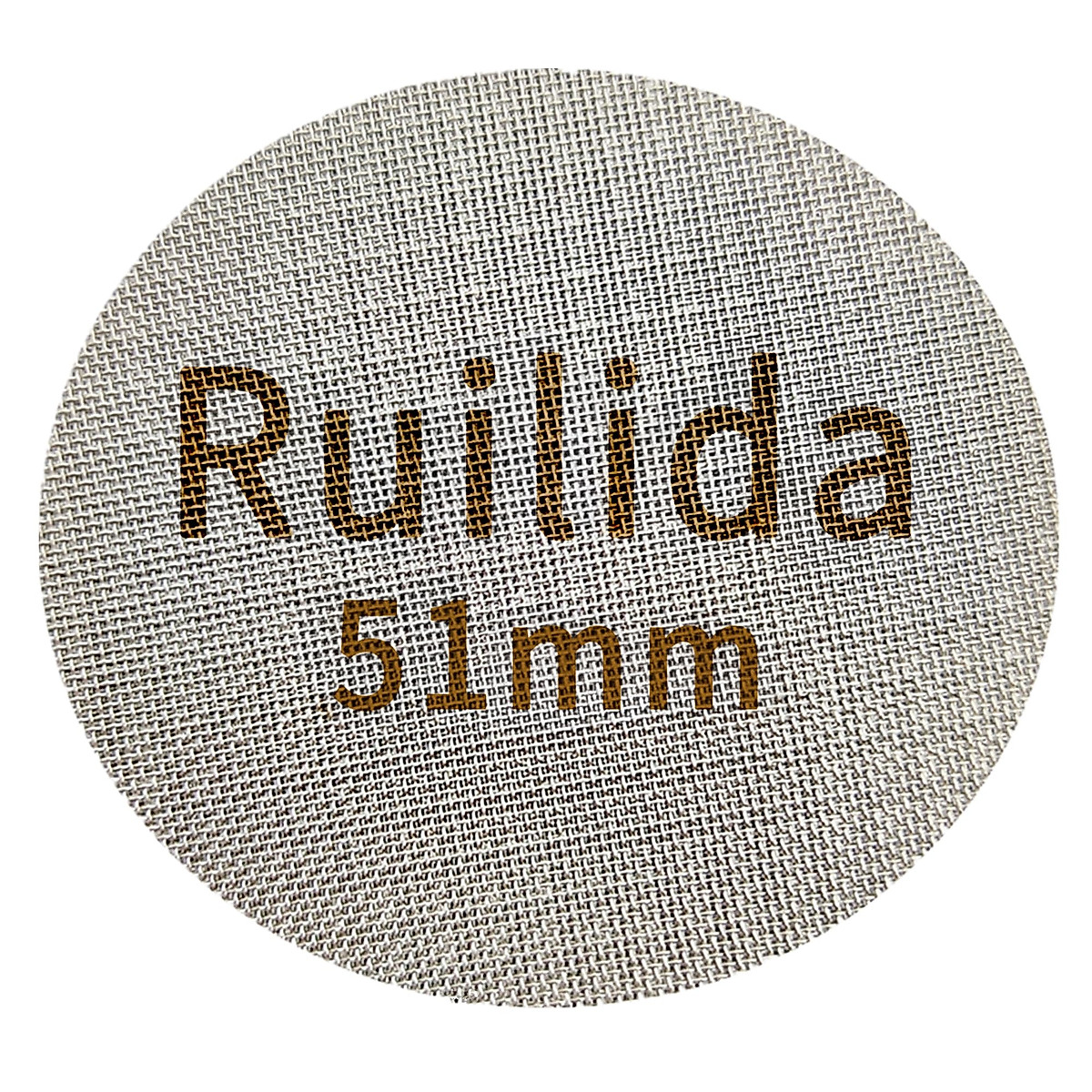 Ruilida Espresso Puck Screen 51mm, Reusable 1.7mm Thickness 150μm 316 Stainless Steel Professional Barista Coffee Filter Mesh Plate for Espresso Portafilter Filter Basket (51mm)
