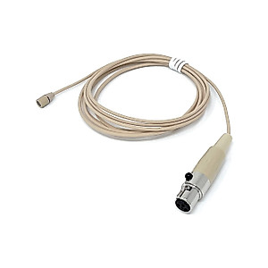 Pair of Lavalier Lapel Mics w/ 4 pin Mini XLR TA4F for Shure Wireless