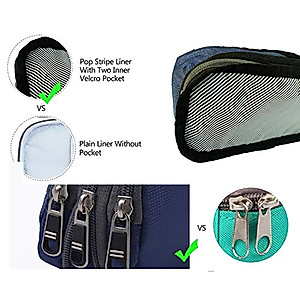 Large Pencil Pouch School Supplies for Boys Variable Zippers Big Capacity Pencil Case Pen Holder Bag Box Aesthetic with Zippers Office Storage Organizer Stationary for Teen Girls Kids Women Students