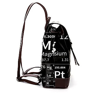 VBFOFBV Travel Backpack, Laptop Backpack for Women Men, Fashion Backpack, Blackboard Periodic Table of Chemical Elements