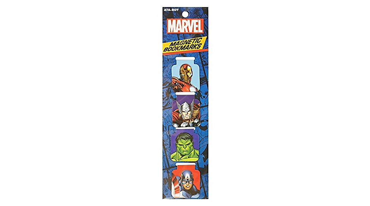 Marvel Avengers Magnetic Bookmarks Set | Official Comic Design