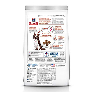 Hill's Science Diet Adult Dry Dog Food, Perfect Digestion, Chicken, Brown Rice, & Whole Oats Recipe, 12 lb. Bag