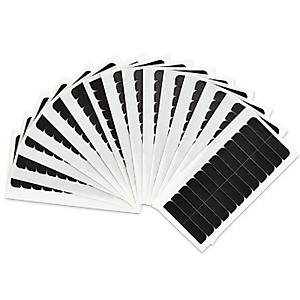 180 Pcs Hair Extension ​Tape Tabs Double Sided Tape in Tape Replacement Tapes Hair Tape for Hair Extensions (4 x 0.8 cm, Black)