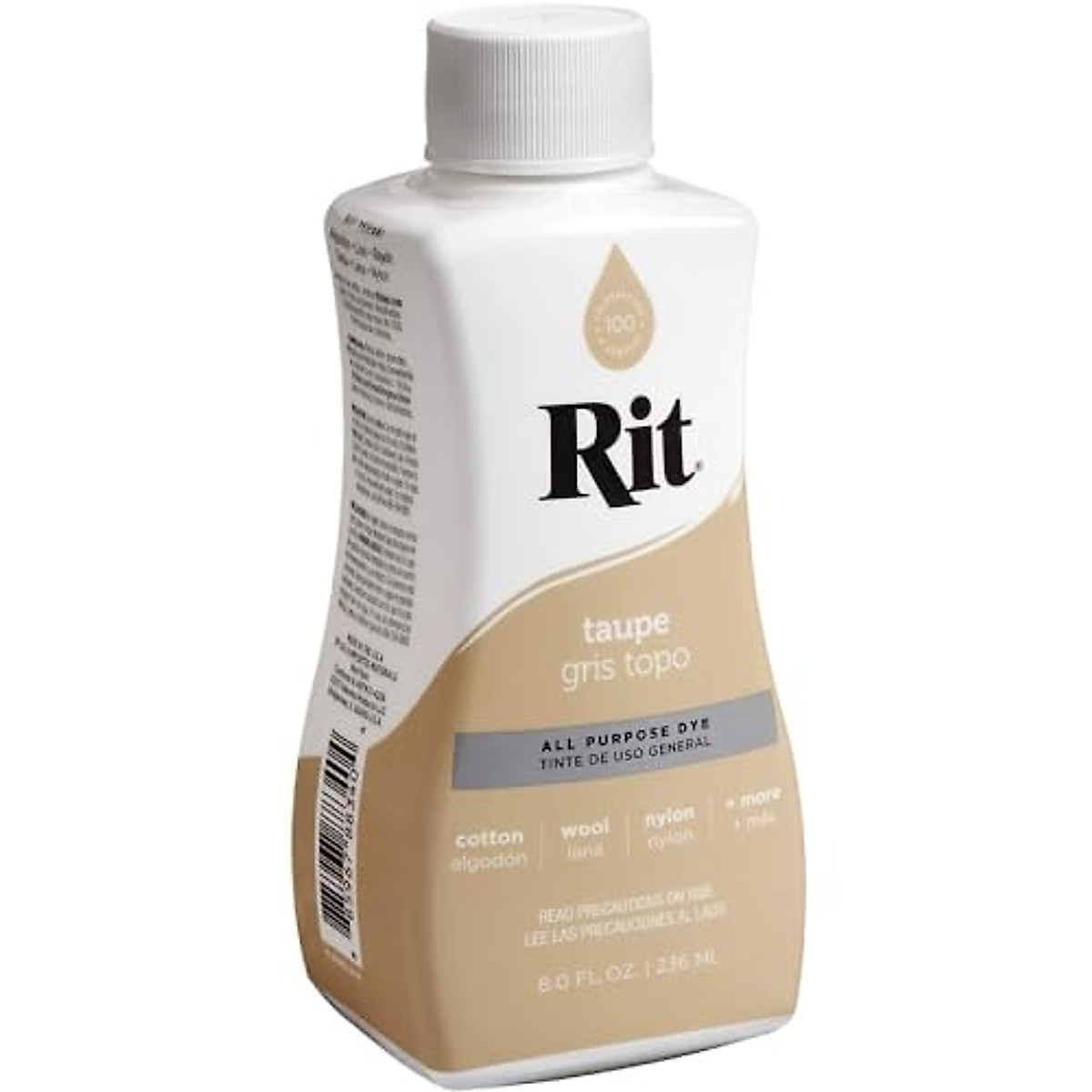 Rit Purpose Liquid Dye 236ml, Taupe, 8 Fl Oz