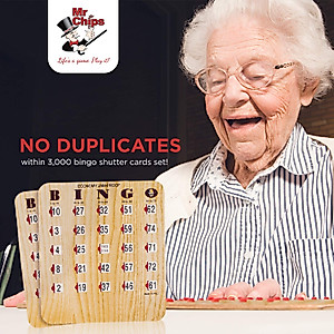 MR CHIPS Bingo Cage and Balls Set Plus 25 Jam Proof Shutter Slide Cards