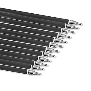 Fanxier 30-Inch Carbon Arrow Hunting Target Practice Arrow，with Quiver, Detachable Tip, Suitable for Compound Bow & Recurve Bows (12 Pcs Arrow + Quiver)