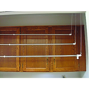 Greenway GCL3LL Laundry Lift 3-Bar Ceiling-Mounted Clothes Dryer