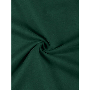 LHBNK Merry Christmas Sweatshirts HoHoHo Christmas Shirt Women Funny Santa Print Graphic Tee Casual Long Sleeve Blouse Tops (Green, Medium)