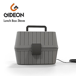 Gideon Heated Electric Lunch Box 12-Volt Portable Stove For Car, Truck, Camping, Etc. - Enjoy Hot Delicious Meals