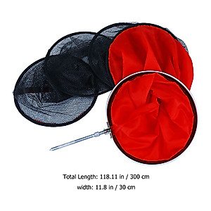 BESPORTBLE Fish Protection Net Bag Mutitool Freshwater Cast Net Crawfish Net Multitools Folding Tool Fishing Cage Basket Fishing Bait Outdoor Fishing Tool Stainless Steel Fishnet Anti Hanging