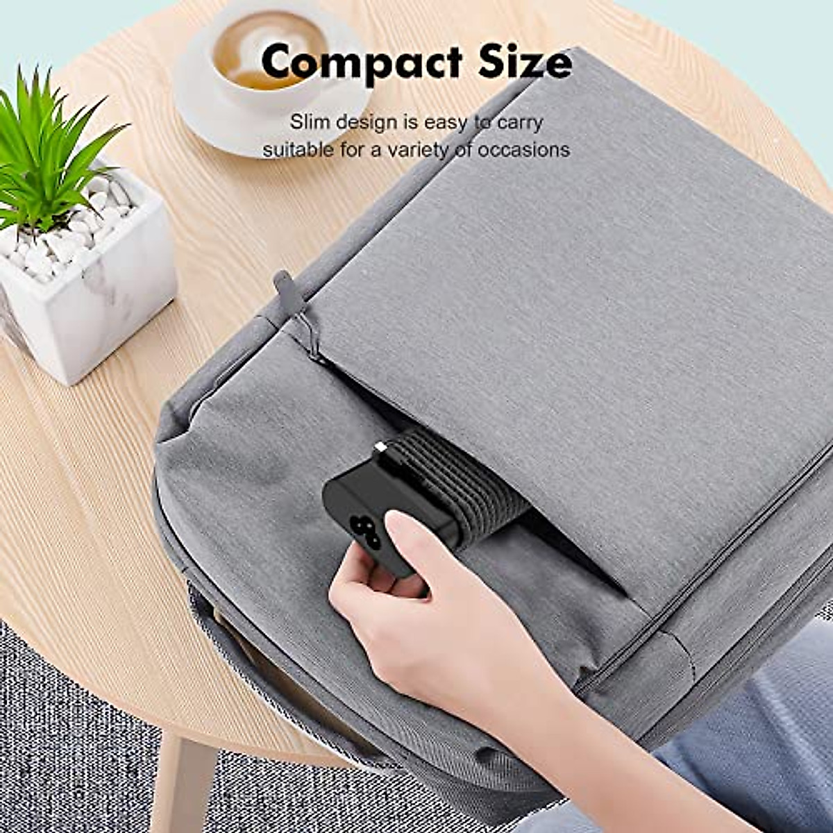 New Slim 65W USB-C Laptop Charger for HP Envy-Spectre-Elitebook-Elite-X2-Probook-Chromebook Type C Travel AC Adapter Power Supply Cord