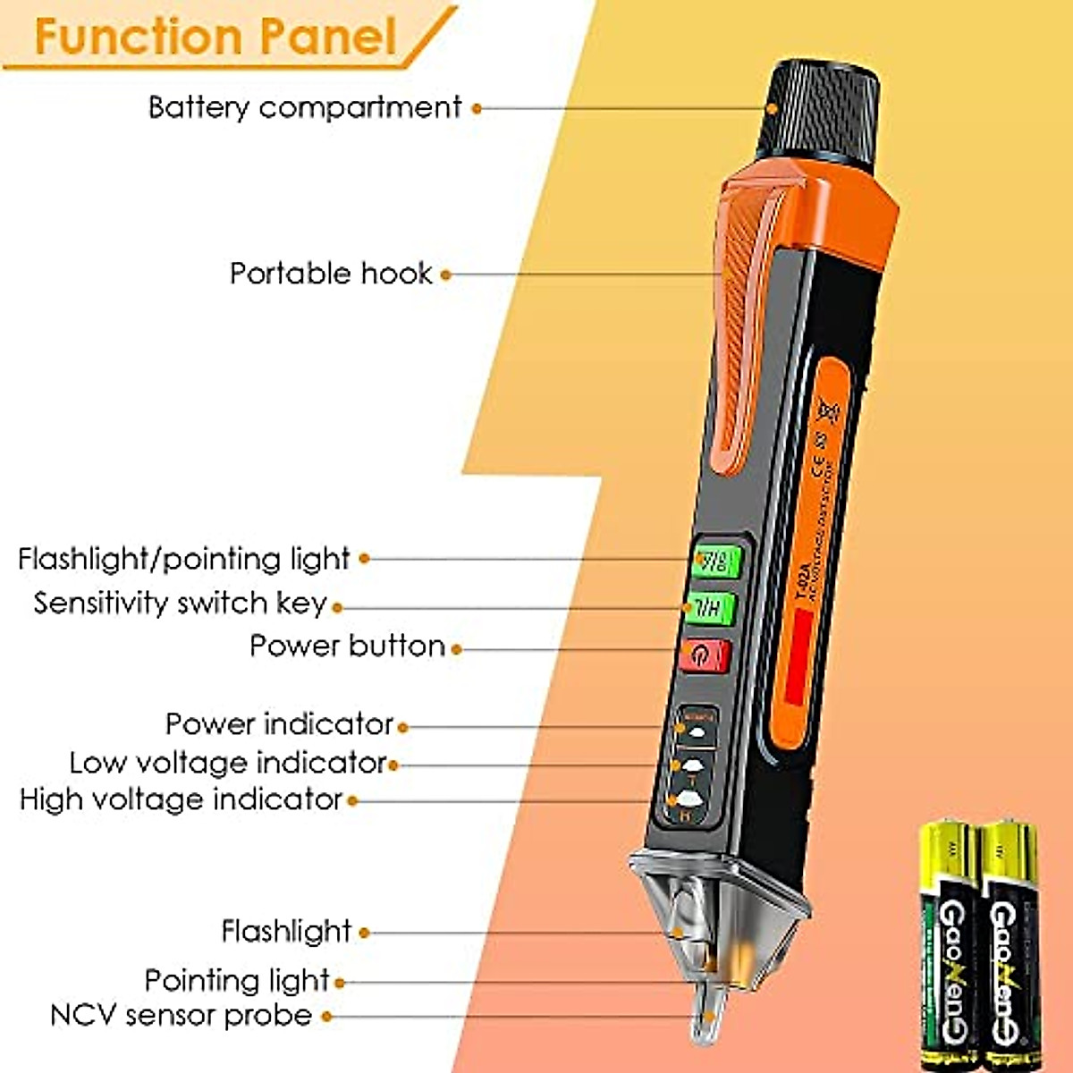 MP3 Player with Bluetooth,Spotify Music Player,WiFi Speakers Wireless Portable,Non-Contact Voltage Tester Pen