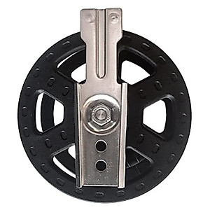 MAKO Pro Series Speargun Reel with Reel Line (1.75mm High Vis Yellow Reel Line, 50 Meter (Flat Mount))