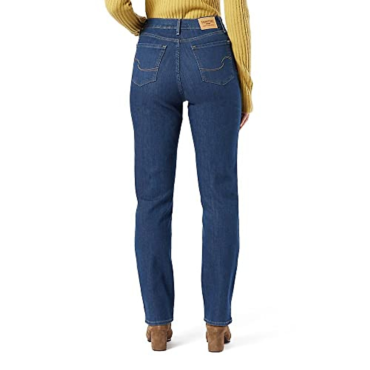 Levi Strauss Signature Gold Women's High-Rise Straight (Standard and Plus), Tennessee Valley 5d, 26 Long