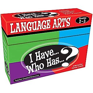 Teacher Created Resources Grades 2-3 Language Arts Game Multi, 5-1/2 x 4 x 1-3/4