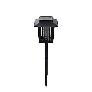 Pure Garden Solar Power Uv Led Light – Black