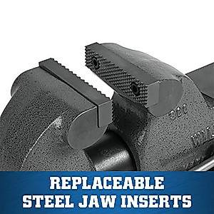 WILTON 300S Machinist Vise, 3' Jaw Width, 4-3/4' Jaw Opening (28830)