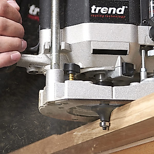 Trend 6 Piece Router Bit Starter Set, 1/4 Inch Shank, Tungsten Carbide Tipped, Storage Case Included, SET/SS11X1/4TC