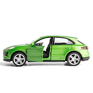 RMZ City 1:36 Scale Diecasting Alloy Car Model Porsche McCann Toy Car, Pull Back Vehicles Toy Car for Toddlers Kids Boys Girls Gift (Green)
