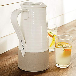 Mud Pie Pour Stoneware Pitcher
