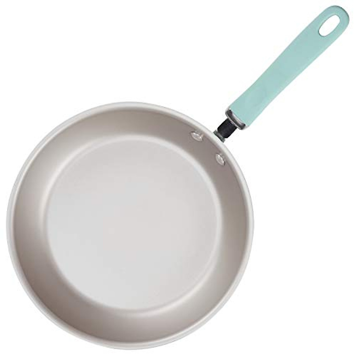 Rachael Ray Create Delicious Nonstick Cookware Pots and Pans Set, 13 Piece, Light Blue Shimmer