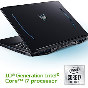 Acer Predator Helios 300 Gaming Laptop, Intel i7-10750H, NVIDIA GeForce RTX 2070 Max-Q 8GB, 17.3" FHD 144Hz 3ms IPS Display, 16GB Dual-Channel DDR4, 1TB NVMe SSD, WiFi 6, RGB Keyboard, PH317-54-70Z5