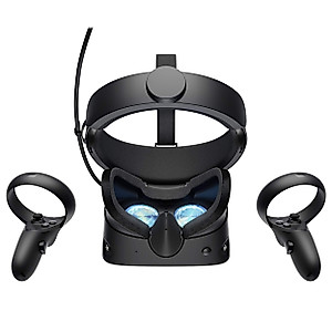 Oculus - Rift S PC-Powered VR Gaming Headset - Black - Touch Controller, 3D Positional Audio, Built-in Room-Scale Insight Tracking, Fit Wheel Adjustable Halo Headband - BROAGE 3FT USB Extension Cable