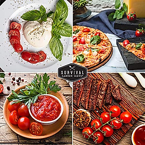 Survival Garden Seeds - Tiny Tim Tomato Seed for Planting - Packet with Instructions to Plant and Grow in Your Home Vegetable Garden - Non-GMO Heirloom Variety