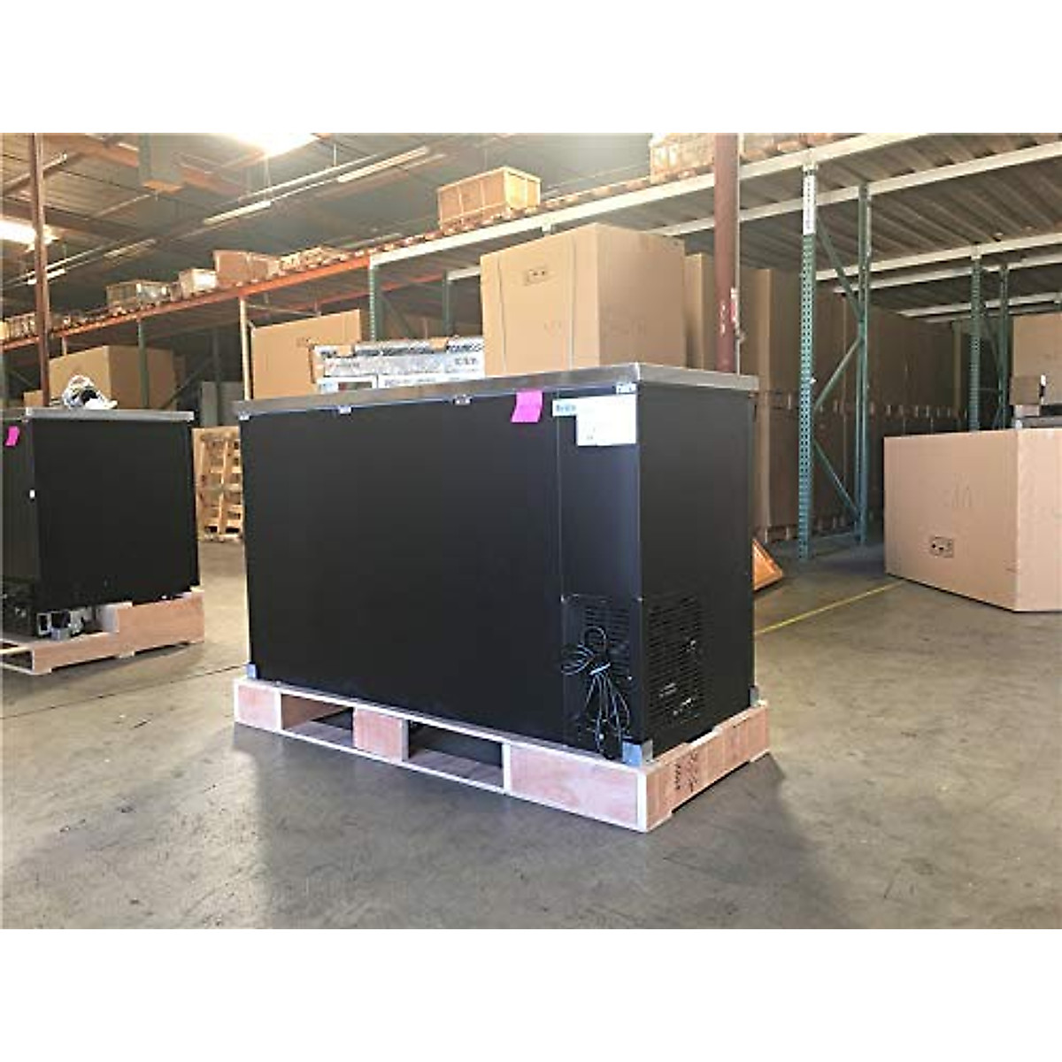 Beer Keg Dispenser Kegerator Commercial Refrigerator Beer double Taps 60" - Black, Half-KegX2, TowerX2,2 Taps