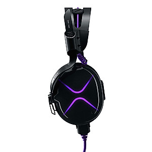 Victrix Pro AF ANC Wired Professional Esports Gaming Headset with Active Noise Cancellation: Xbox Series One, Xbox Series S | X, PC, Windows 10 Computer - Black/Purple