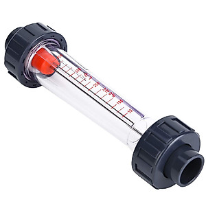 40-400L/H Liquid Flowmeter, Plastic Tube Type Liquid Flow Meter LZS-20 (D) Instantaneous Water Liquid Industry Measuring Tool