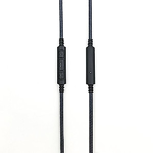 Audio Cable with in-Line Mic Remote Volume Compatible with Sony MDR-10R, MDR-1RBT, MDR-10RBT, MDR-1A Headphone and Compatible with Samsung Galaxy Huawei Android