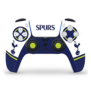 Head Case Designs Officially Licensed Tottenham Hotspur F.C. 2022/23 Home Kit Logo Art Vinyl Faceplate Sticker Gaming Skin Decal Cover Compatible With Sony PlayStation 5 PS5 DualSense Controller