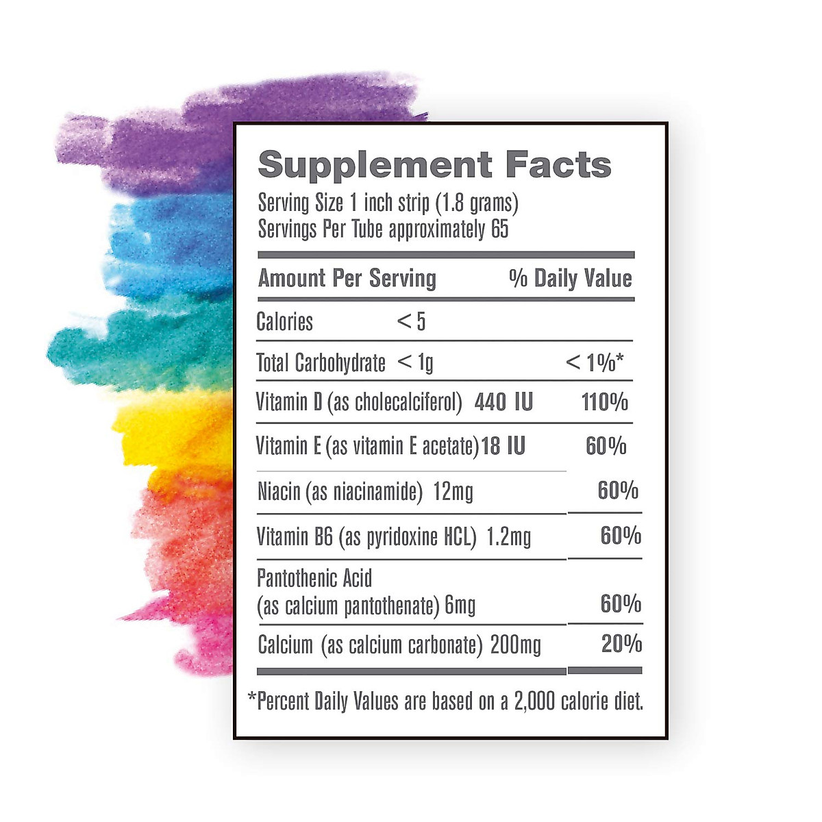 Vitaminpaste Kids Toothpaste with Daily Multivitamins B3, B5, B6, D, E, Xylitol, Calcium, Fluoride Free, Fresh Breath, Fights Tarter, Anti-Cavity, Safe to Swallow, 4.1oz, Bubble Gum Flavor