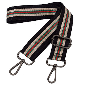 ROYGBCP Wide Shoulder Strap Adjustable Replacement Belt Canvas Crossbody Handbag