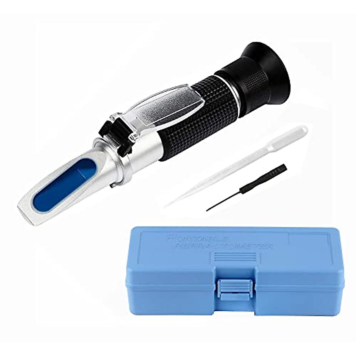 Brix Refractometer 0-32% Brix Meter Refractometer for Testing Sugar Content in Fruit, Portable Refractometer Tester for Making Maple Syrup, Juice, Beverage