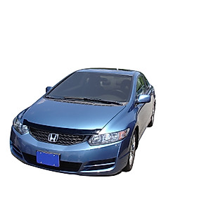 Auto Ventshade [AVS] Aeroskin Hood Protector for 2006 - 2010 Honda Civic | Low Profile - Smoke, 1 pc. | 320018
