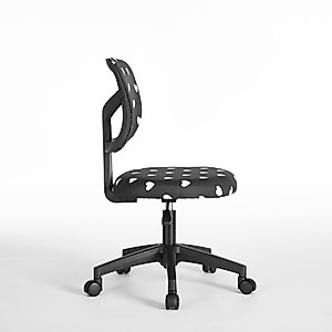 Urban Lifestyle Black and White Hearts Swivel Office Chair