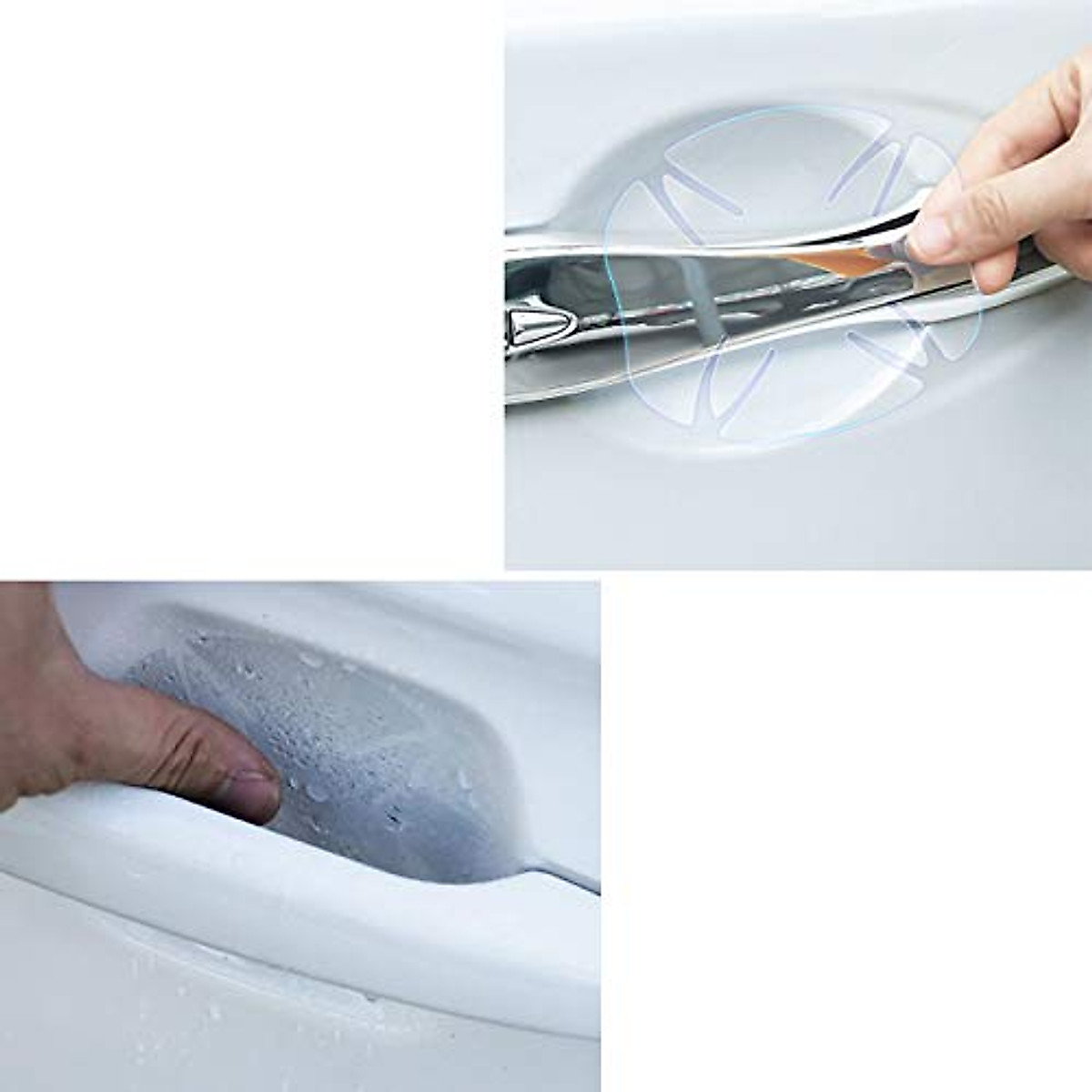 Car Door Handle Cup Protector Films for N*issan Altima 2019+/ Armada 2019-2022/ Pathfinder 2013-2020/ Rogue Sport 2017-2022/ Sentra 2020-2022/Versa 2012-2022，Door Handle Protective Films