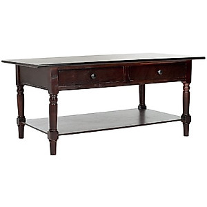 Safavieh American Homes Collection Boris Dark Cherry Coffee Table