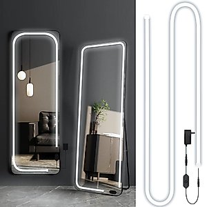 Led Vanity Mirror Lights, 13.2FT 6000k Body Lights with AC Adapter Touch Control, Makeup Lighting for Full Body Mirror/Makeup Table/Bathroom