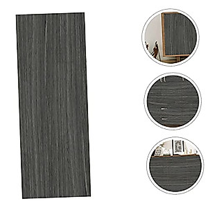 Housoutil 4pcs Planks Wall Bathroom Wood Carpet Peel Decorative Sticker PVC Decor Home Decals Flooring Tile Self-Adhesive and Bedroom Grain Tiles Laminate Cmxcm Decal Kitchen Vinyl Floor