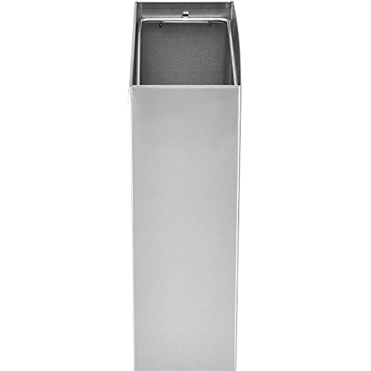 Global Industrial Stainless Steel Wall Mounted Receptacle, 6-2/5 Gallon