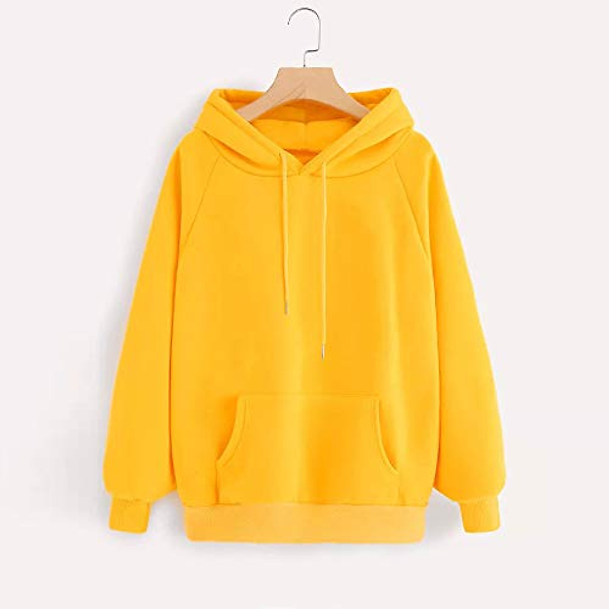 Women's Long Sleeve Hoodie Sweatshirt Pullover Tops Blouse Casual Solid Printed Pullover Hoodie for Winter Autumn