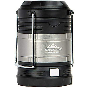 Cascade Mountain Tech Pop-Up IPX4 Water-Resistant LED Lantern with 4 Light Modes - 3 Pack