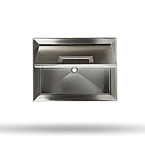 Coyote Drop-In Cooler, 25 x 20 Inch, 2.1 Cubic Foot Capacity, Stainless Steel - CDIC