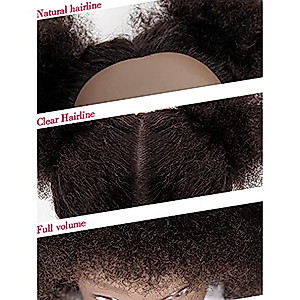 Rruaneal Afro Hair Mannequin Head With 100% Human Hair Curly Cosmetology Doll Head Stand for Display Hairdresser Practice Braiding Styling Training head mannequin（2# Black 10Inch）