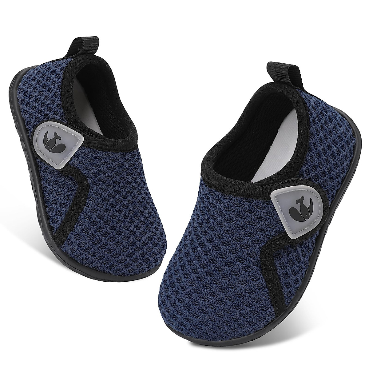 FEETCITY Toddler Shoes Baby Sneakers Boys Girls First Walking Shoes Newborn Crib Shoes Dark Blue